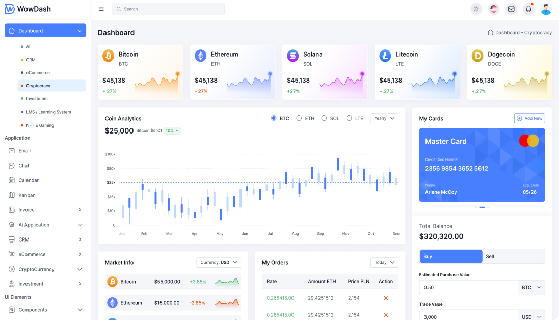 WowDash - PHP Tailwinds Css - Multipurpose Admin Dashboard Template